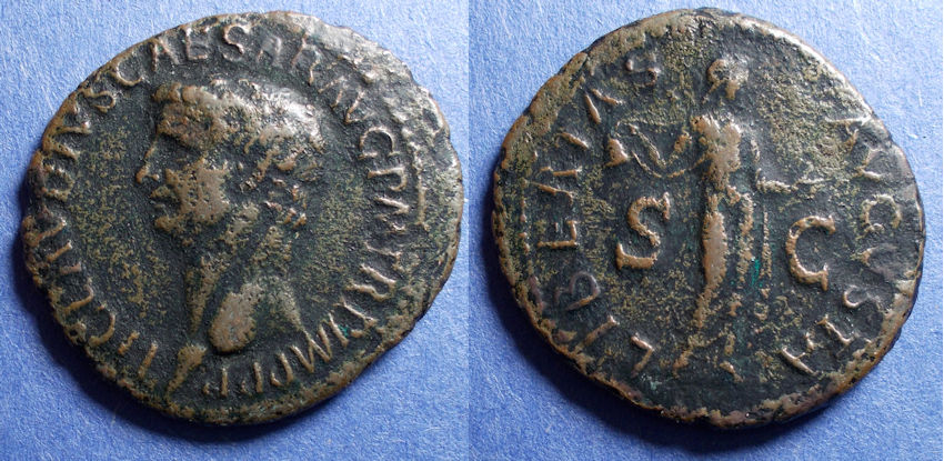 Roman Empire, Claudius 41-54, Bronze Aes | Roman Imperial Coins