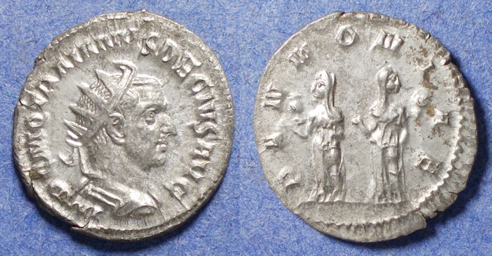 Roman Empire, Trajan Decius 249-251, Silver Antoninianus | Roman ...