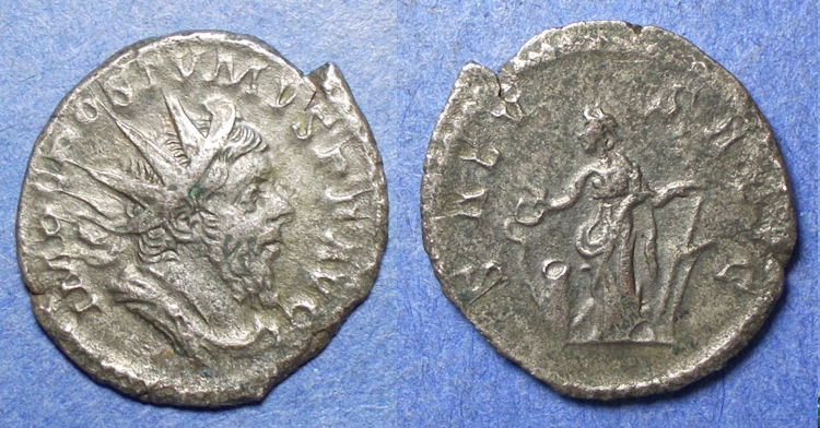 Romano-Gallic Emperors, Postumus 259-269, Base Silver Antoninianus