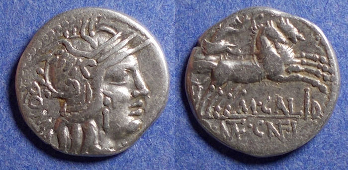 Roman Republic, Marcus Calidius Q Metellus & Cn Fulvius 117-116 BC ...