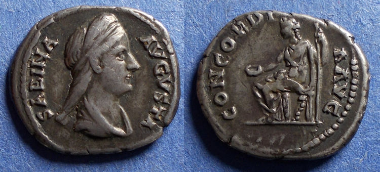 Roman Empire, Sabina 117-137, Silver Denarius | Roman Imperial Coins