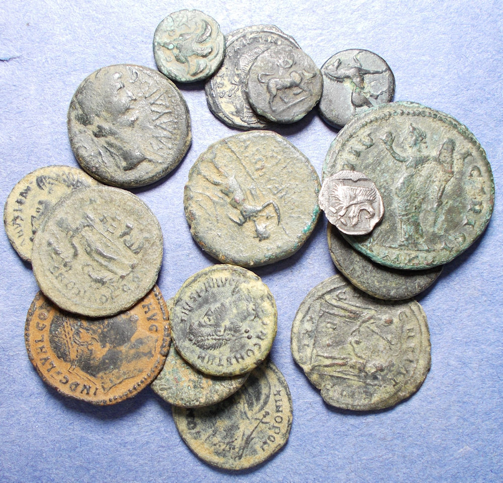 Group of 16 Ancient coins, , | Lots & Collections