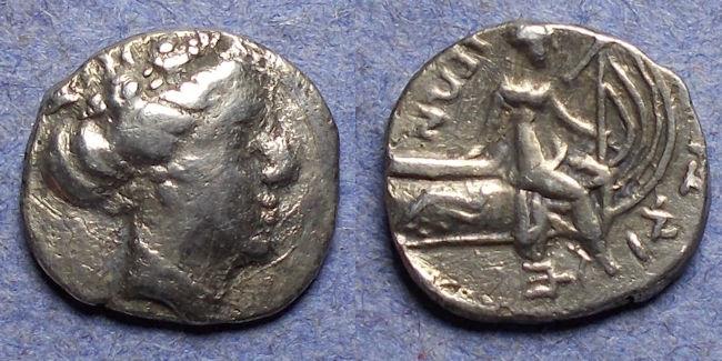 Euboaea, Histiaea Circa 200 BC, Silver Tetrobol | Greek Coins
