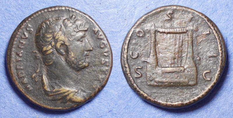 Roman Empire, Hadrian 117-138, AE Aes | Roman Imperial Coins