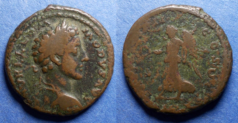 Roman Empire, Commodus 177-192, Copper Aes | Roman Imperial Coins