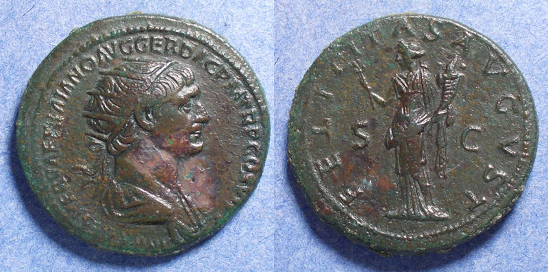Roman Empire, Trajan 98-117, Brass Dupondius | Roman Imperial Coins