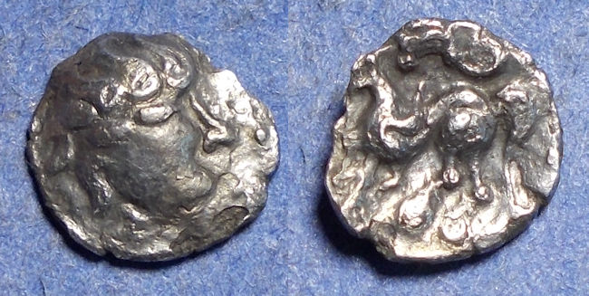 Celtic, Middle Danube region Circa 100 BC, Silver Obol | Celtic Coins