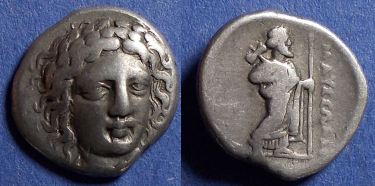 Satraps of Caria, Maussolos 377-353 BC, Silver Drachm | Greek Coins