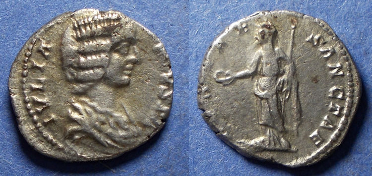 Roman Empire, Julia Domna 193-217, Silver Denarius | Roman Imperial Coins