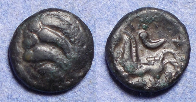 Celtic Gaul, Remi Circa 75 BC, Debased 1/4 Stater | Celtic Coins
