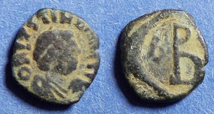 Byzantine Empire, Justin I 518-527, Bronze 2 Nummi | Byzantine Coins