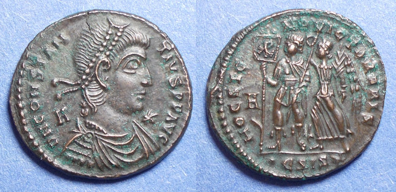 Roman Empire, Constantius II 337-361, Bronze Centenionalis | Roman ...