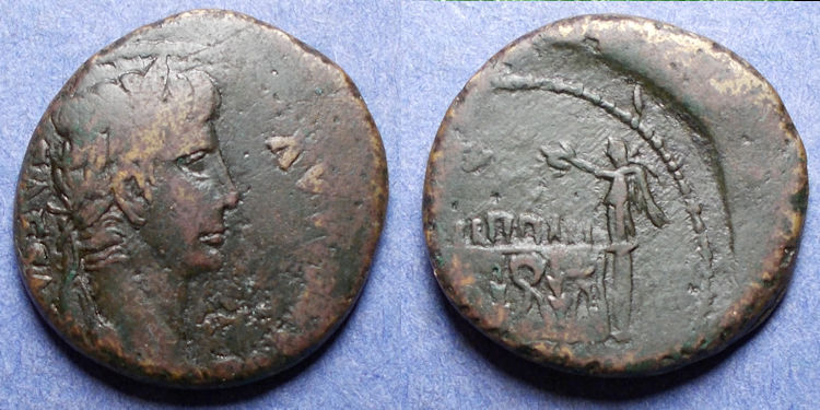 Roman Empire, Augustus 27BC-14AD, AE Aes | Roman Imperial Coins