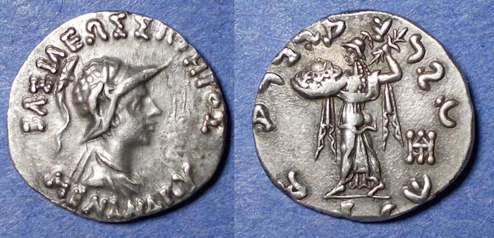Bactria, Menander 155-130 BC, Silver Drachm | Ancient Eastern Coins