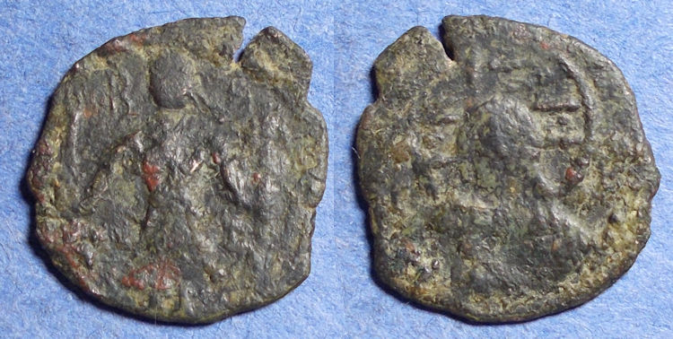 Crusasder States: Edessa, Baldwin II 1108-1118, Bronze Follis