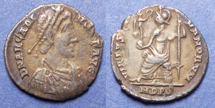 Roman Empire, Arcadius 383-408, Silver Siliqua | Roman Imperial Coins
