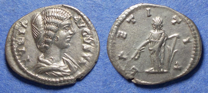 Roman Empire, Julia Domna 193-217, Silver Denarius | Roman Imperial Coins