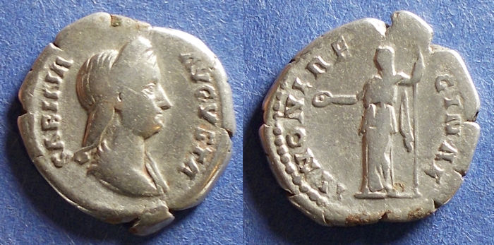 Roman Empire, Sabina 117-137, Silver Denarius | Roman Imperial Coins