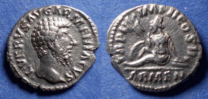 Roman Empire, Lucius Verus 161-9, Silver Denarius | Roman Imperial Coins