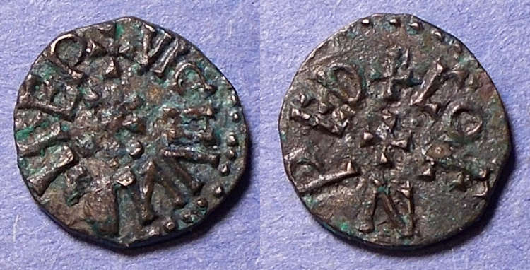 Anglo-Saxon, York, Archbishop Wigmund 837-850, AE Styca | Medieval Coins