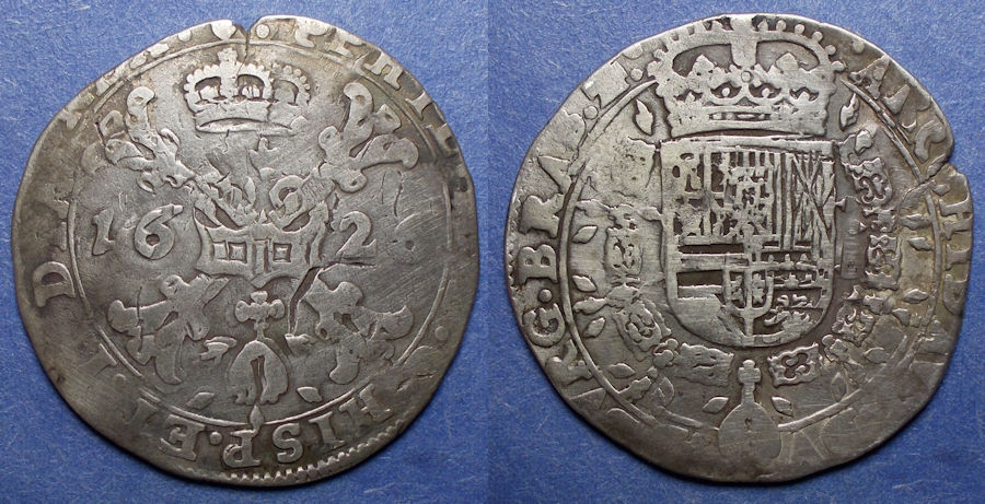 Brabant, Philip IV 1621-1665 (1626), Silver Quarter Patagon | Medieval ...