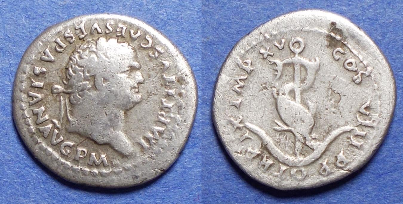 Roman Empire, Titus (As Augustus) 79-81, Silver Denarius | Roman ...