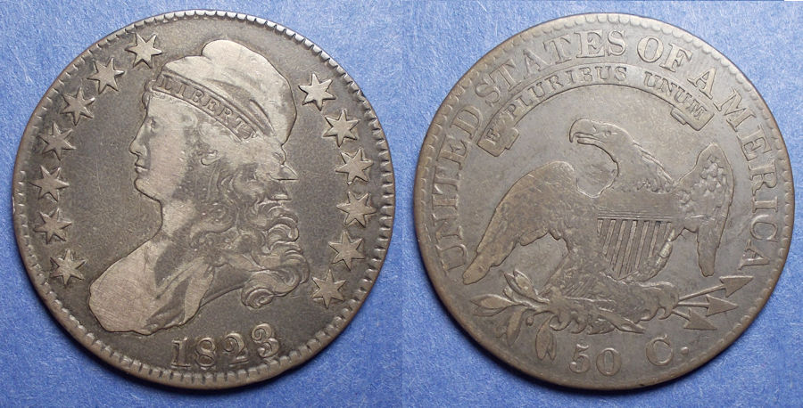 United States, 1823, Capped bust Half Dollar | 50 Cents