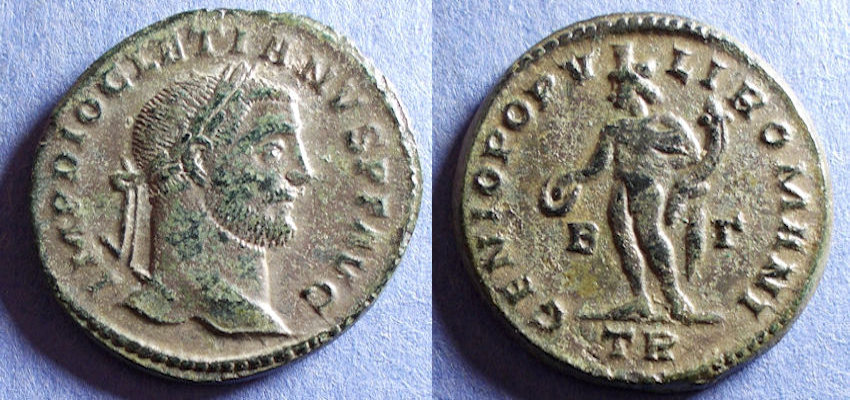 Roman Empire, Diocletian 284-305, Bronze Follis | Roman Imperial Coins