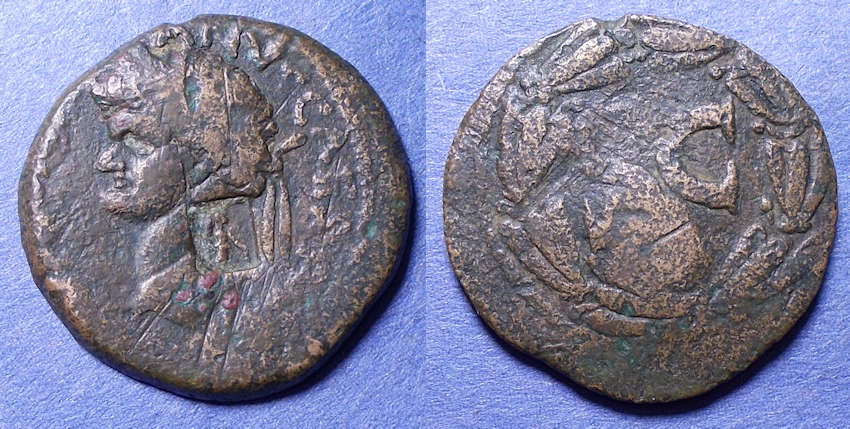 Seleucia & Pieria, Antioch, Domitian 81-96, Bronze AE28 | Roman ...