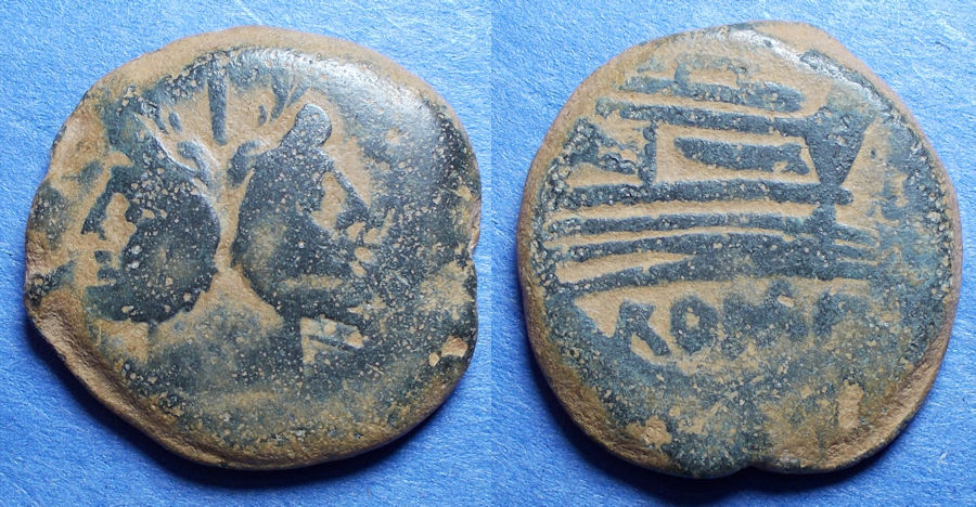 Roman Republic, 169-158 BC, Bronze Aes | Roman Republican Coins