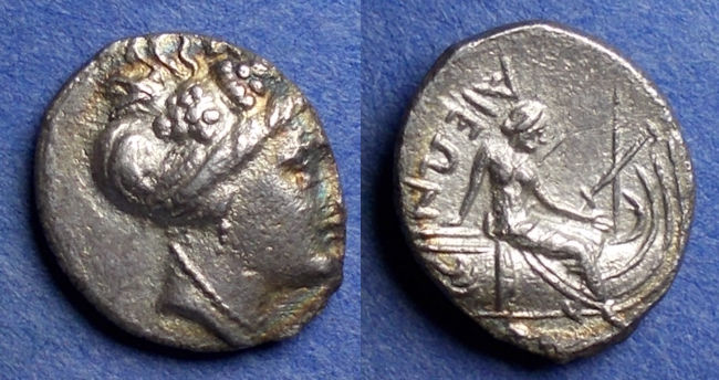 Euboea, Histiaea Circa 200 BC, Silver Tetrobol | Greek Coins