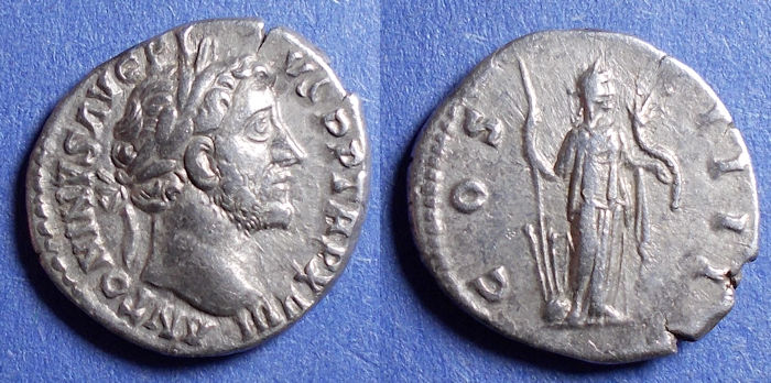 Roman Empire, Antoninius Pius 138-161, Silver Denarius | Roman Imperial ...