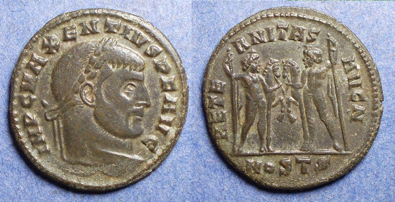 Roman Empire, Maxentius 306-312, Bronze Follis | Roman Imperial Coins