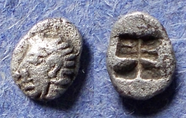 Ionia, Kolophon Circa 530-500 BC, Silver Tetartemorion | Greek Coins