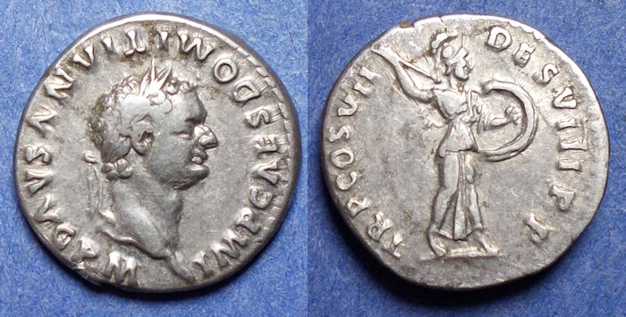 Roman Empire, Domitian 81-96, Silver Denarius | Roman Imperial Coins
