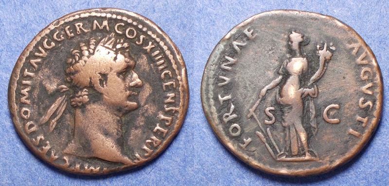 Roman Empire, Domitian 81-96, Bronze Aes | Roman Imperial Coins