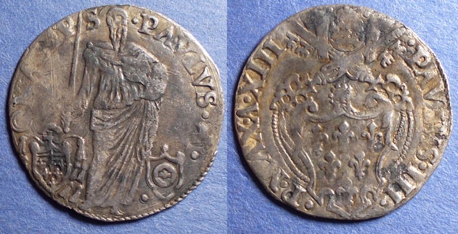 Italy, Papal states, Paul III 1534-49, Silver Giulio | European Coins