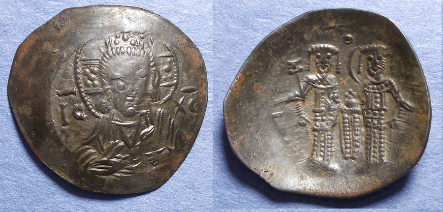 Byzantine Empire, Alexius III 1195-1203, Billon Trachy | Byzantine Coins