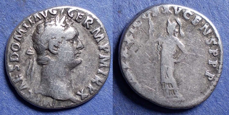 Roman Empire, Domitian 81-96, Silver Denarius | Roman Imperial Coins