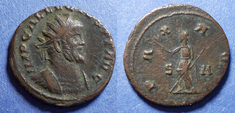 Romano-British Empire, Allectus 293-6, Bronze Antoninianus | Roman ...