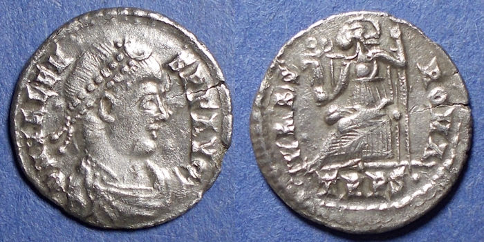 Roman Empire, Valens 364-378, Silver Siliqua | Roman Imperial Coins
