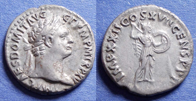 Roman Empire, Domitian 81-96, Silver Denarius | Roman Imperial Coins