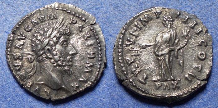 Roman Empire, Lucius Verus 161-9, Silver Denarius | Roman Imperial Coins