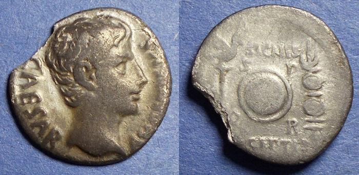 Roman Empire, Augustus 27BC-14AD, Silver Denarius | Roman Imperial Coins