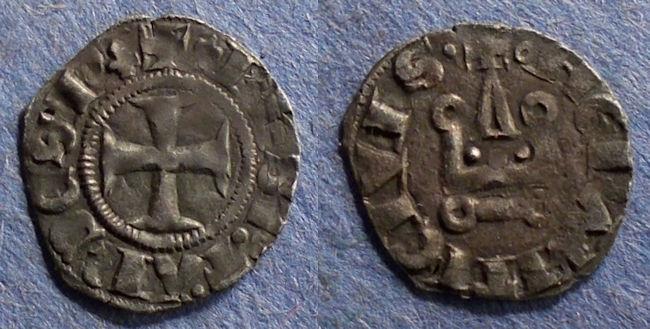 Frankish Greece: Epirus, Philip of Taranto 1294-1313, Denier | Medieval ...