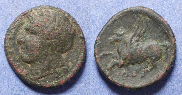 Syracuse, Timoleon 344-317 BC, Bronze AE18 | Greek Coins