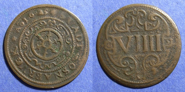 Osnabruck Germany, 1625, 9 Pfennig | European Coins