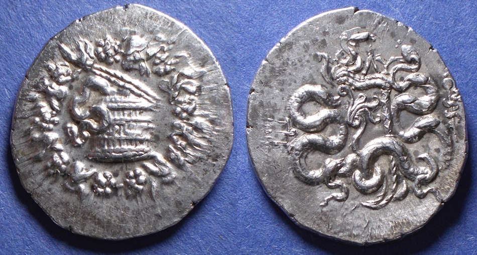 Mysia, Pergamon 166-67 BC, Silver Cistophoric Tetradrachm | Greek Coins