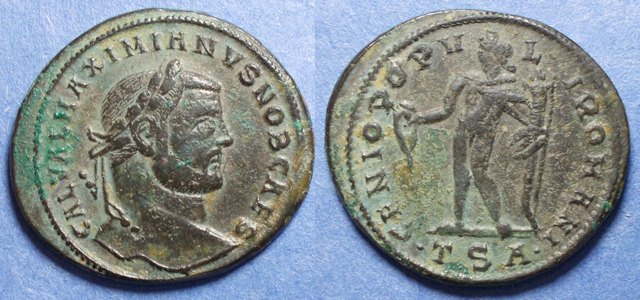 Roman Empire, Galerius (as Caesar) 293-305, Bronze Follis | Roman ...