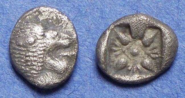 Ionia, Miletos Circa 500 BC, Silver Diobol | Greek Coins